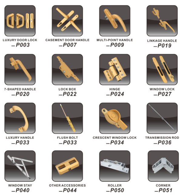 Aluminum window accessories and their benefits - Sherma- Handles ...